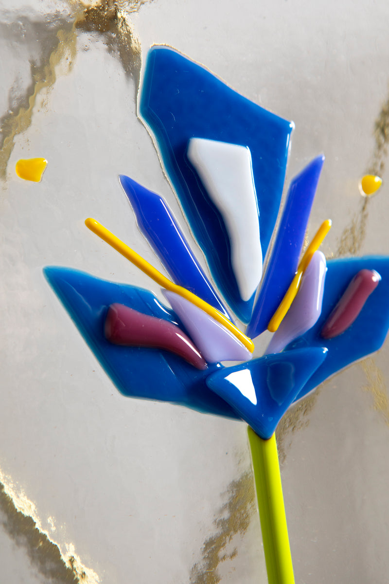 Floating Bloom Blue Alg Fine Art